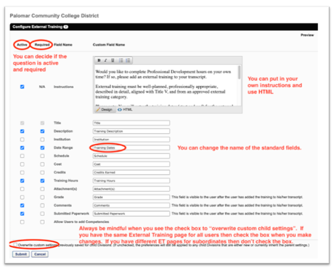 How do I set up an External Training Workflow for my district? – Vision ...